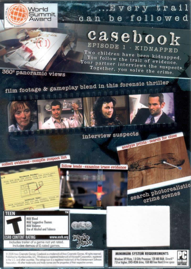 Casebook: Episode 1 - Kidnapped - AbandonWiki